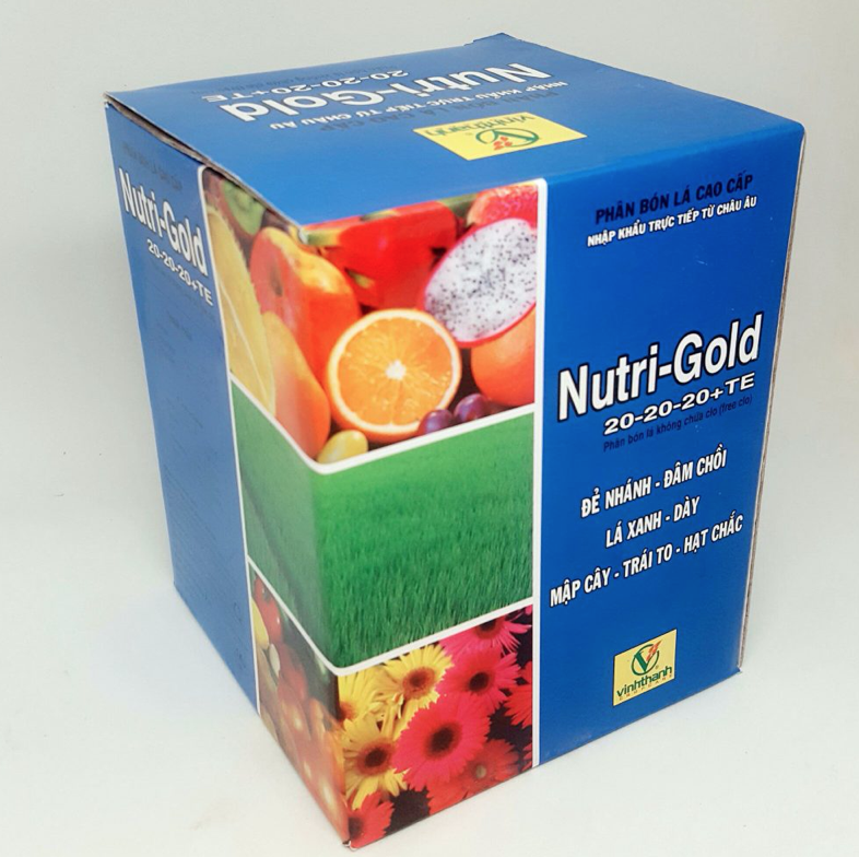 Phân bón lá NutriGold 20-20-20+TE (Nutri Gold Xanh dương ...
