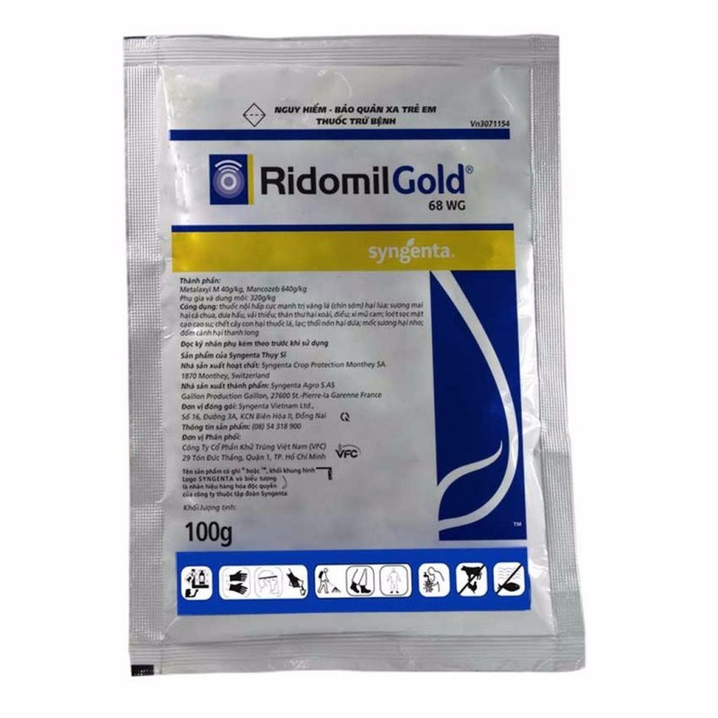 Thuốc trừ bệnh Ridomil Gold 68WG - Thuốc đặc trị nấm - Shopnongnghiep.vn